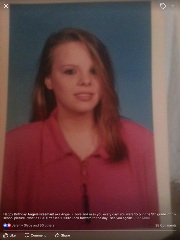 Angela’s 9th grade school picture | Telling Lives